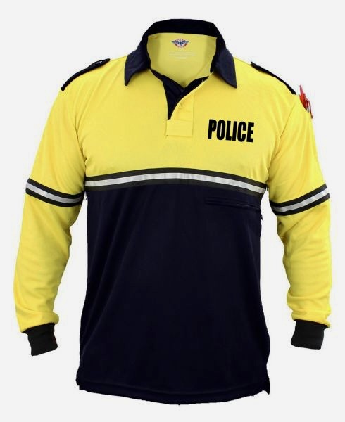 Polo Two-Tone Black/Yellow